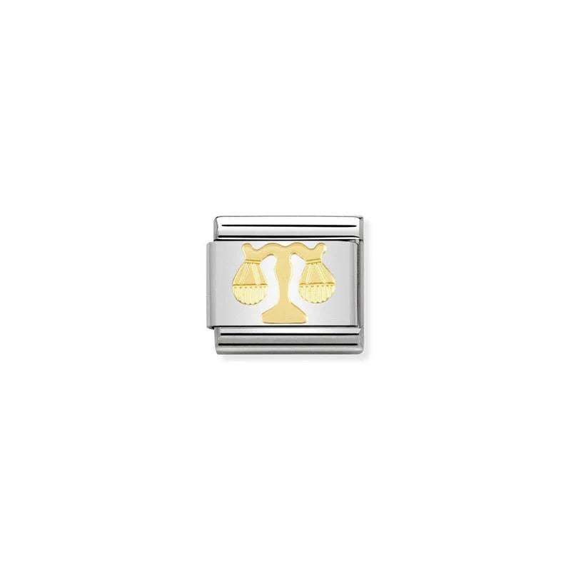 18k gold libra link — Crown Jewellers