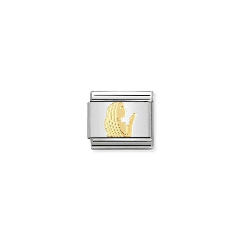 18k gold virgo link — Crown Jewellers