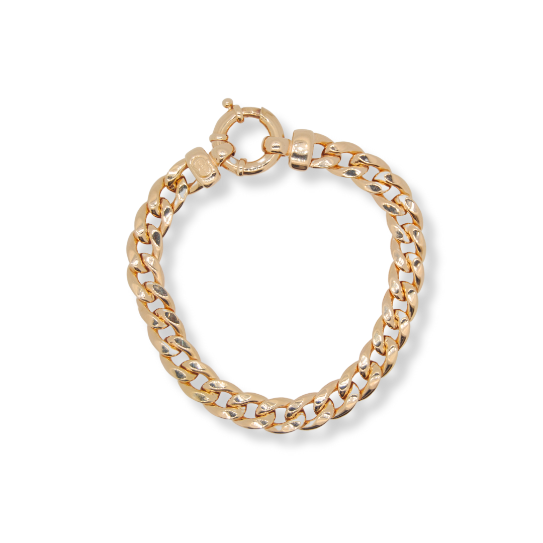 9ct gold curb bracelet — Crown Jewellers